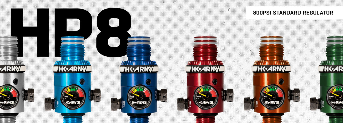 Performance Series Regulators (HP8, MP5, LP3) | HK Army Paintball