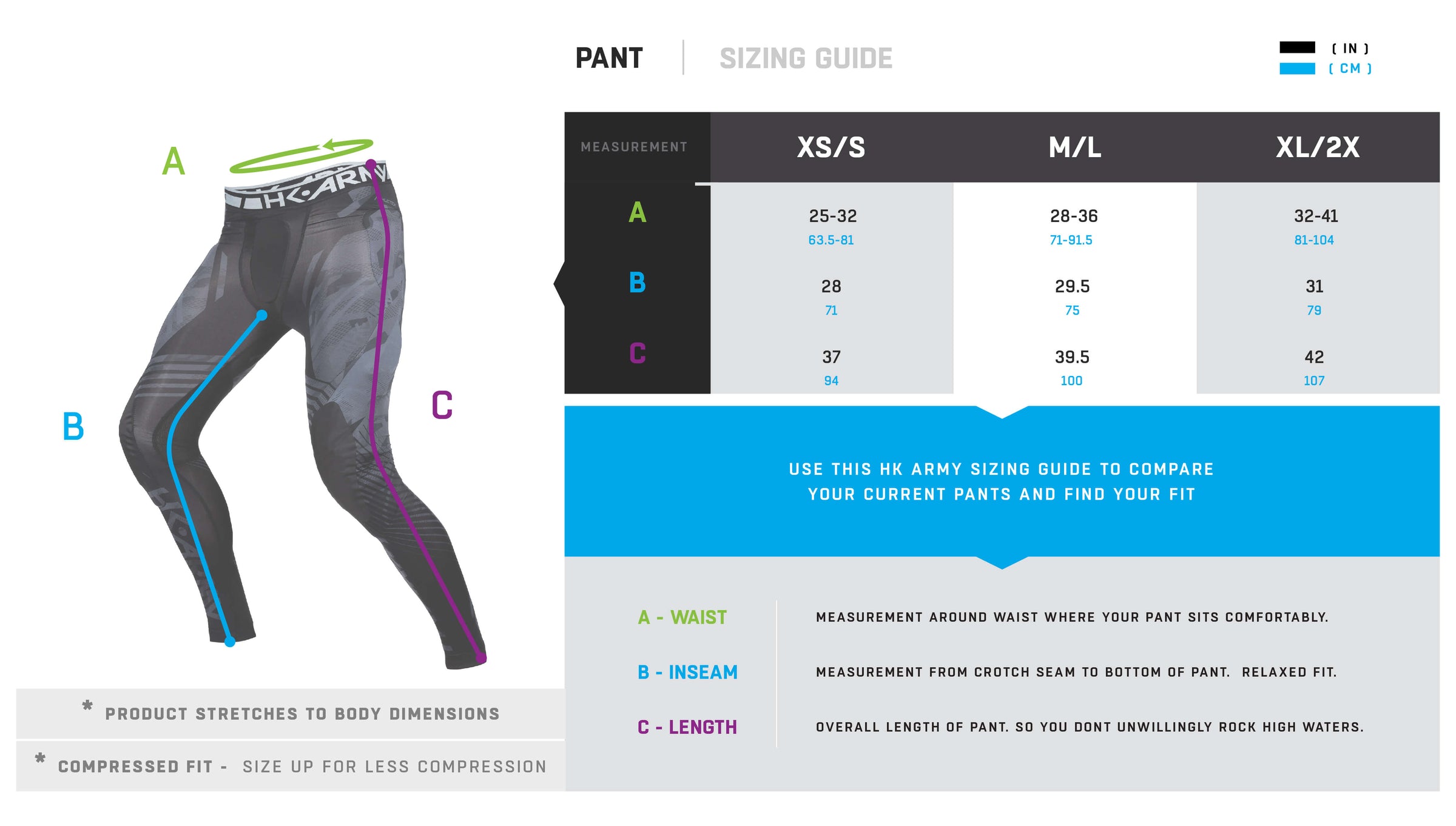 CTX Armored Compression Pants - Full Leg | HK Army Paintball