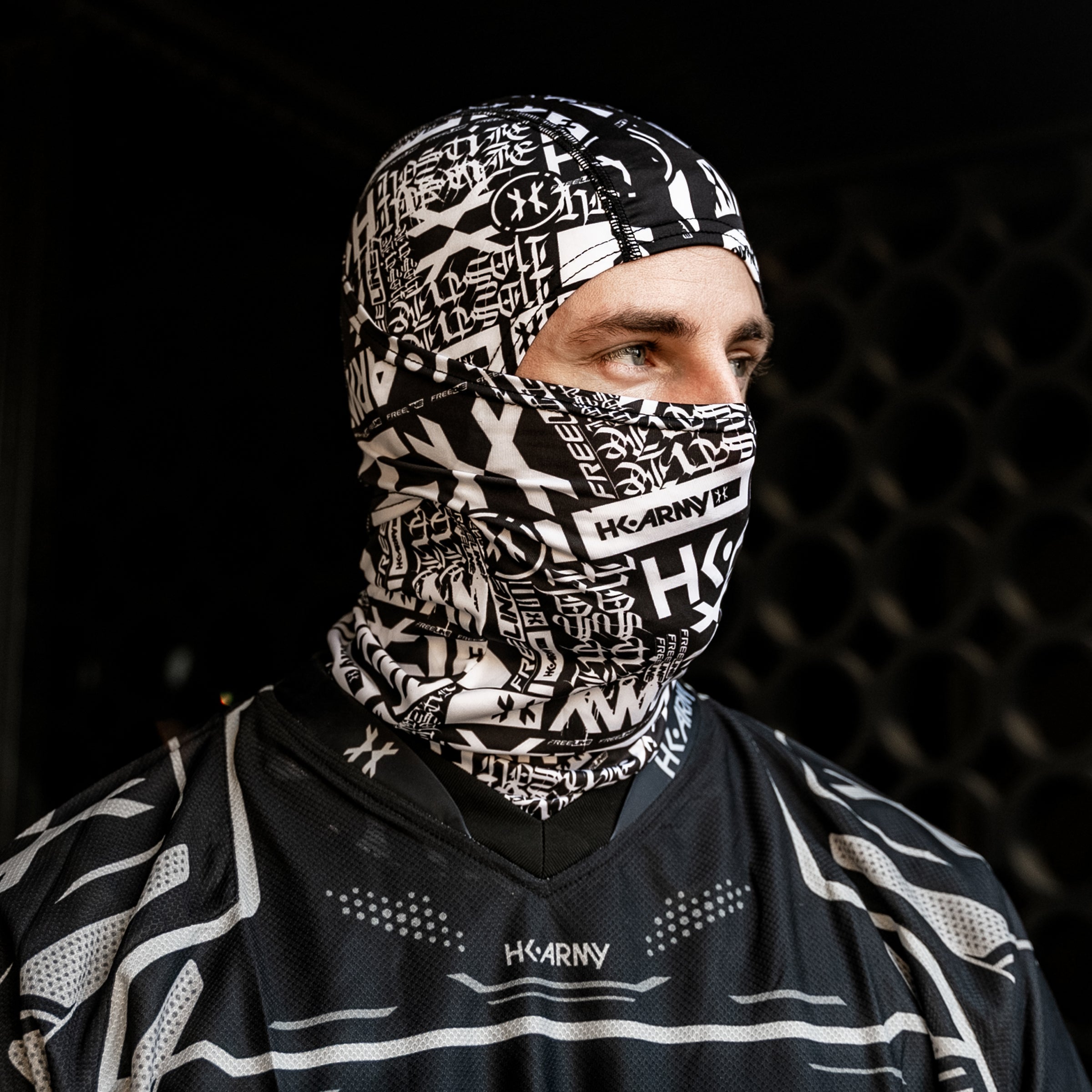 Hostile Airsoft - Balaclava - Chaos Black | HK Army Paintball