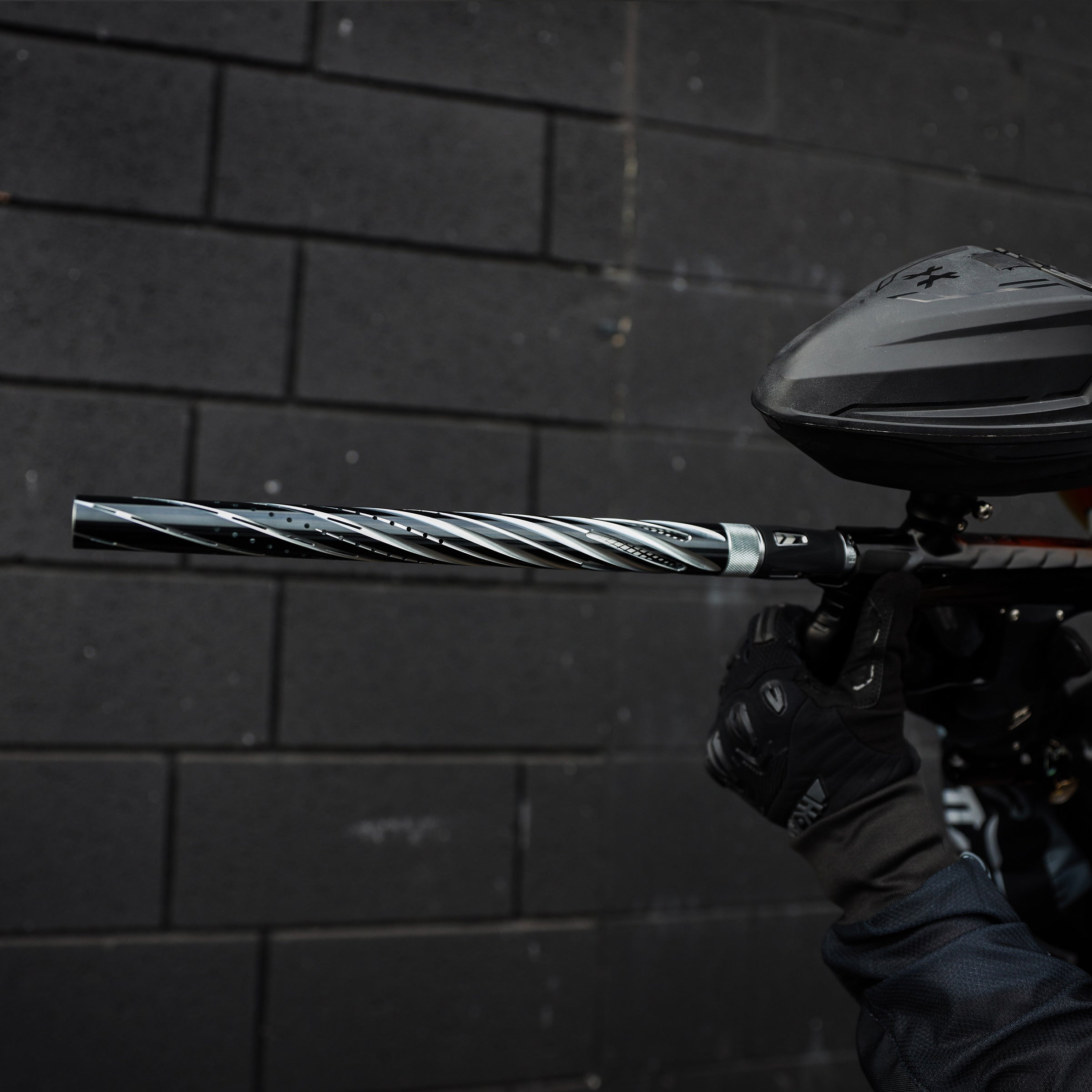 LAZR Elite Orbit Barrel Tip - Dust Pewter/Black | HK Army Paintball