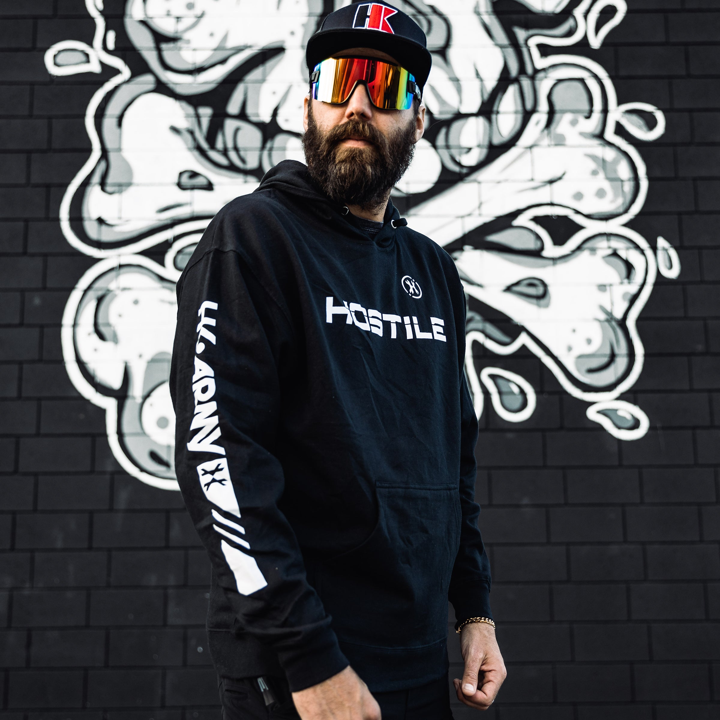 Hostile Hoodie - Black | HK Army Paintball