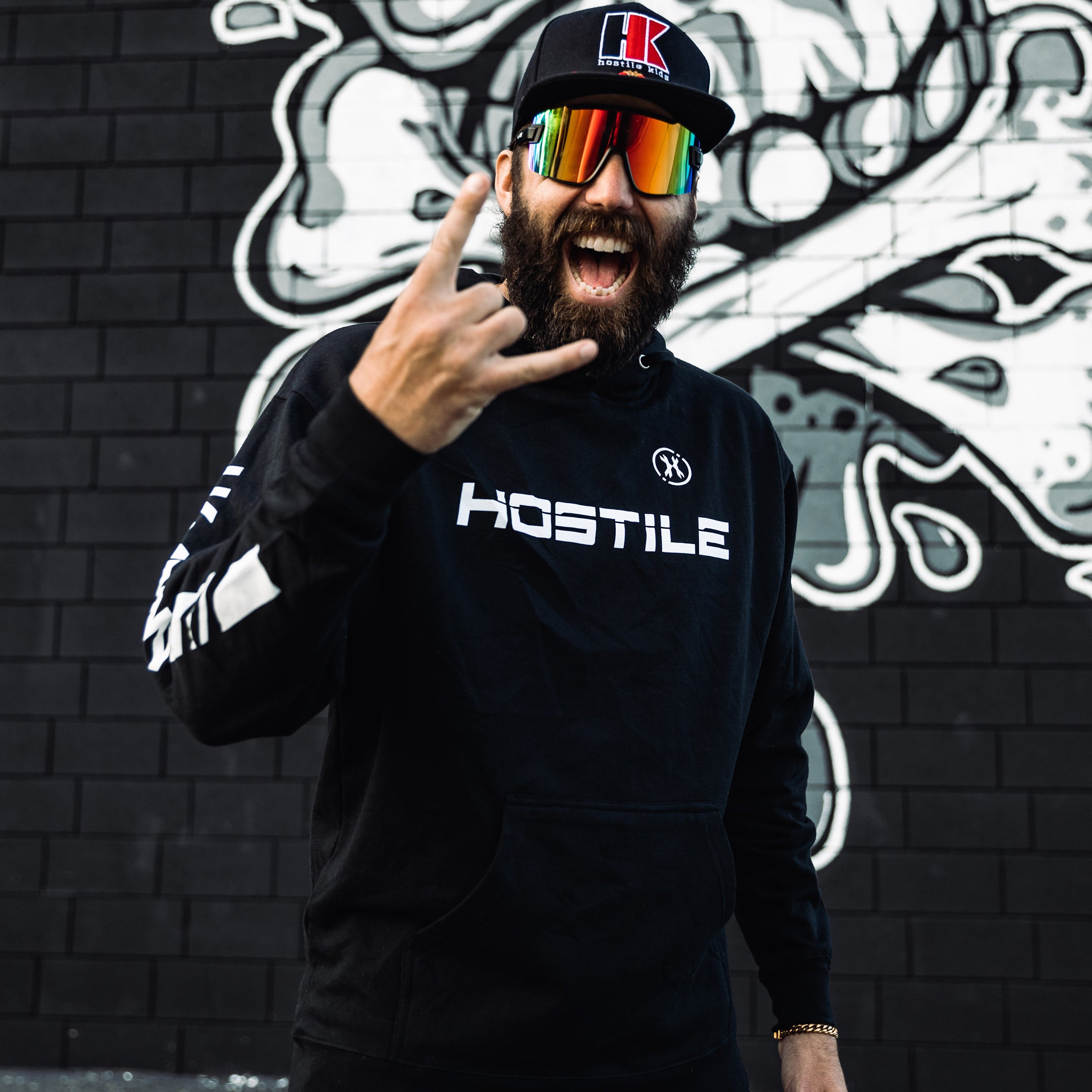 Hostile Hoodie - Black | HK Army Paintball